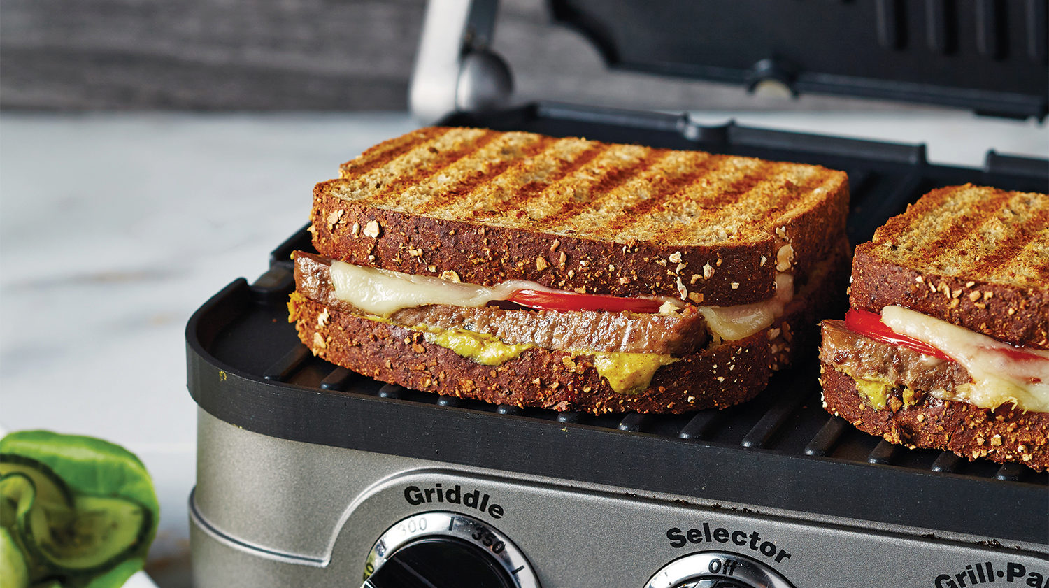 Meatloaf & Cheese Sandwiches with Cucumber Salad - Sobeys Inc.